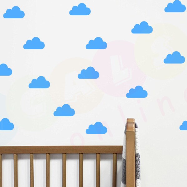 Cloud Wall Decals - Etsy