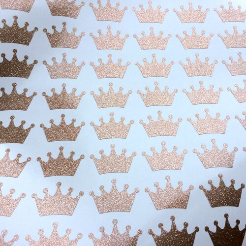 Glitter Crown Stickers Princess Crown Decals Princess Themed - Etsy