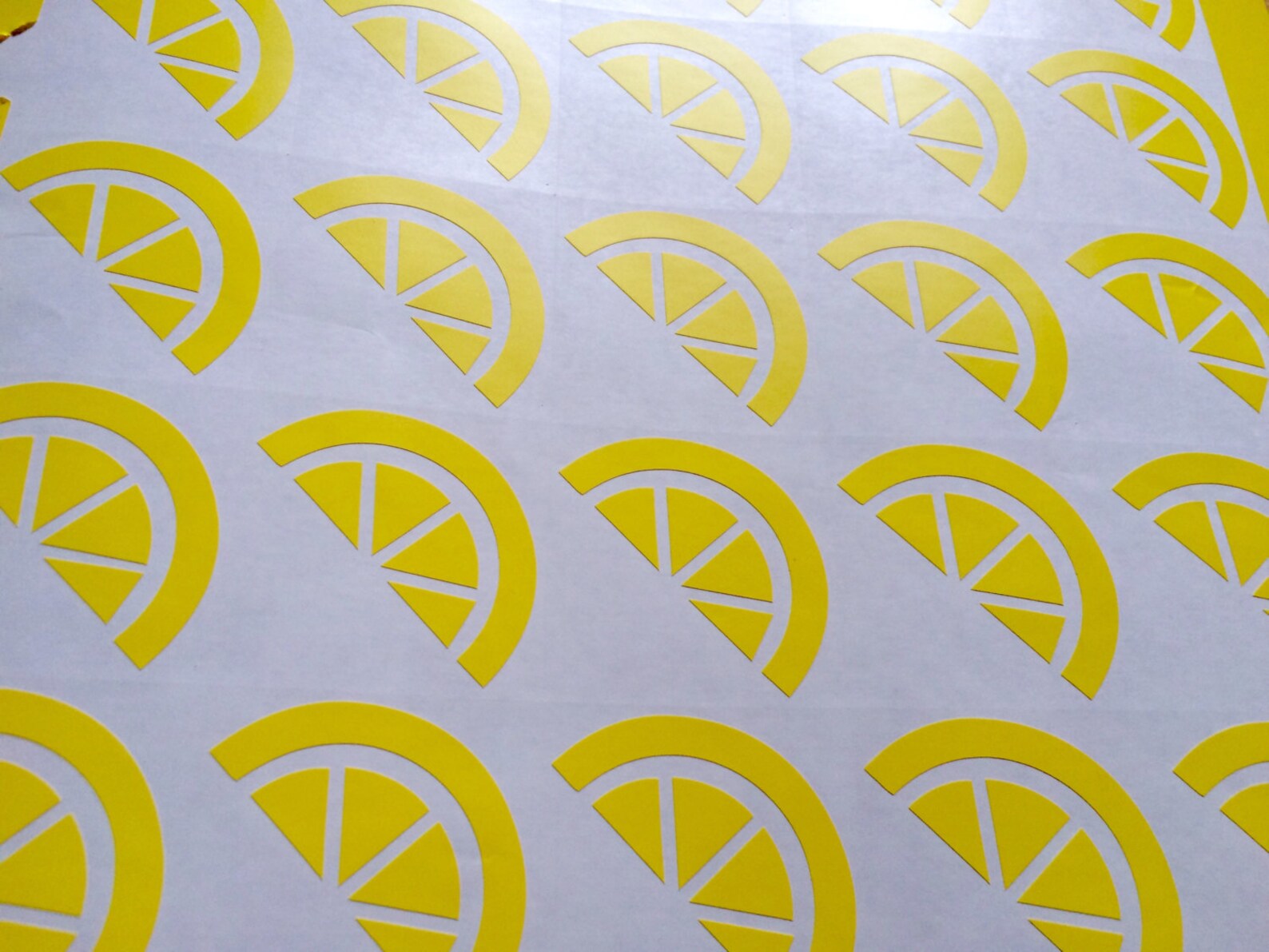 Lemon Stickers set 16 Slice Lemon Vinyl Stickers Party - Etsy