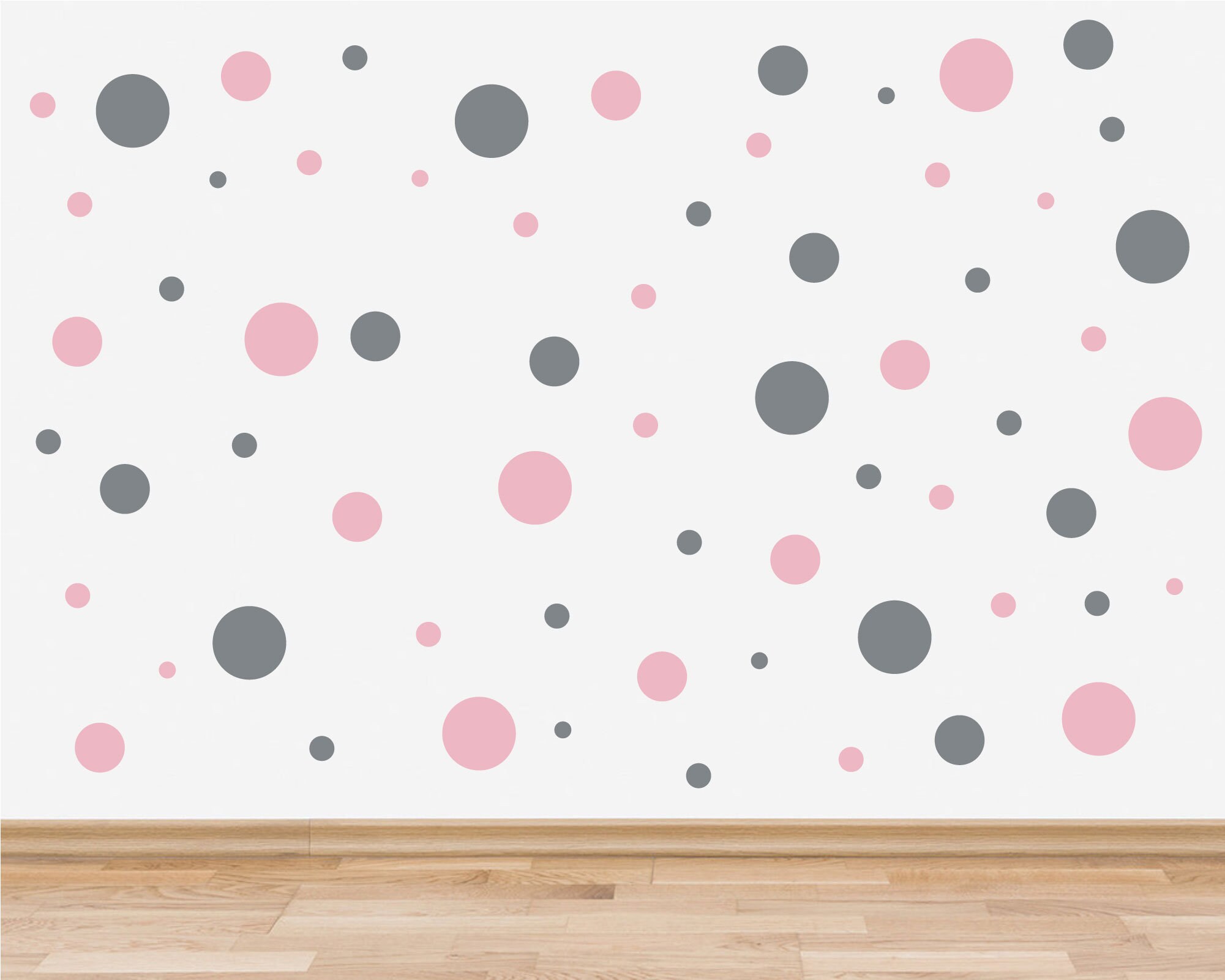 128 Polka Dots Wall Art Stickers 4 Sizes Polka Dots Polka | Etsy UK