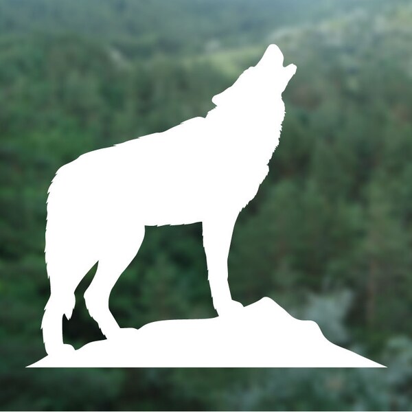 Wolf Wall Decal - Etsy