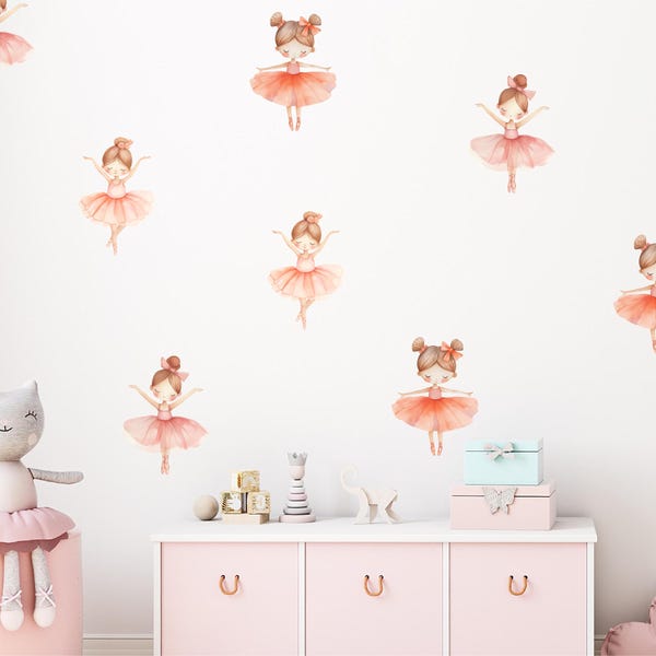 Ballerina Wall Decal - Etsy