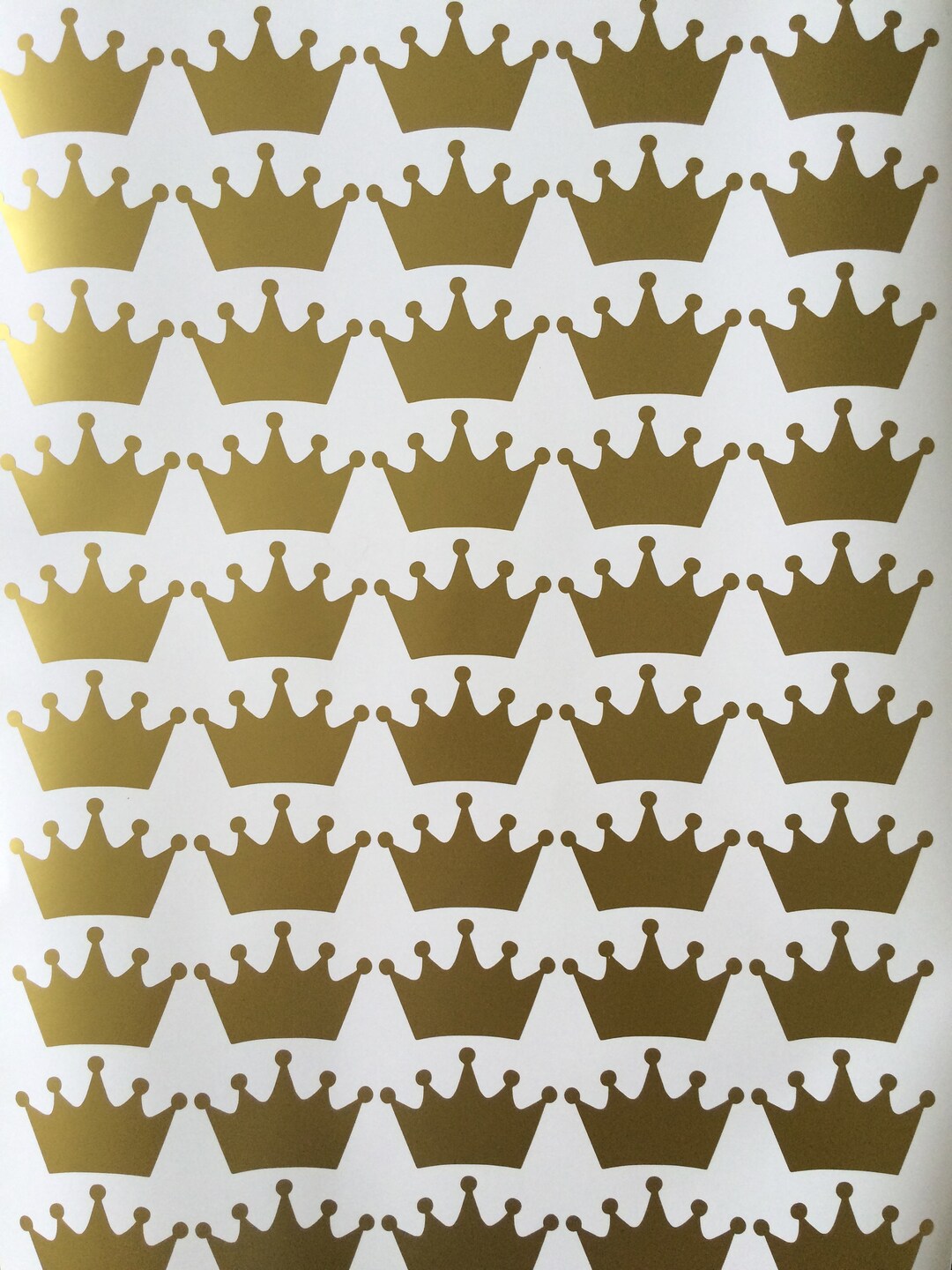Crown Vinyl Stickers, Princess Themed Party Cup Stickers, Envelope ...