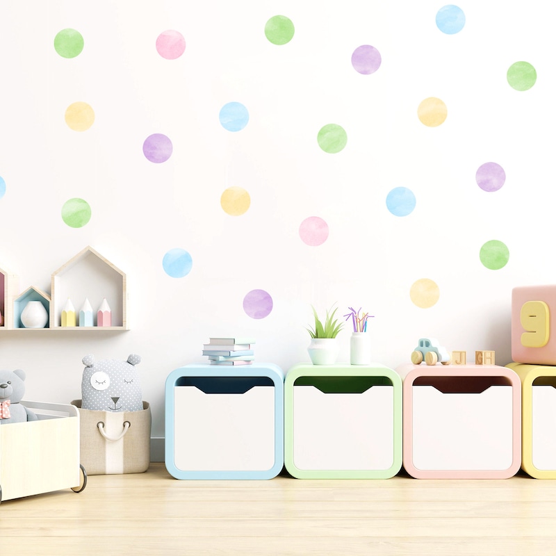 Pastel Rainbow Wall Decal - Etsy