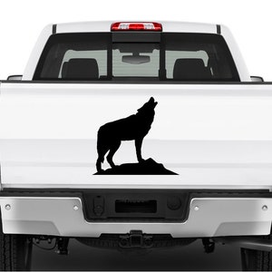 Howling Wolf Silhouette Sticker: Animal Car/wall Decal - Etsy