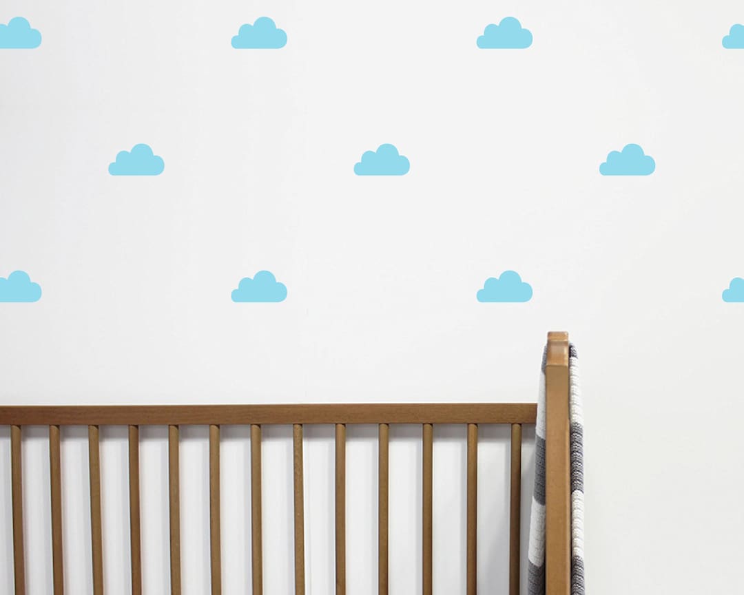 Cloud Wall Decals Vinyl Wall Decals, Nursery Wall Decals, Kids Bedroom Decals, Cute Cloud Wall ...