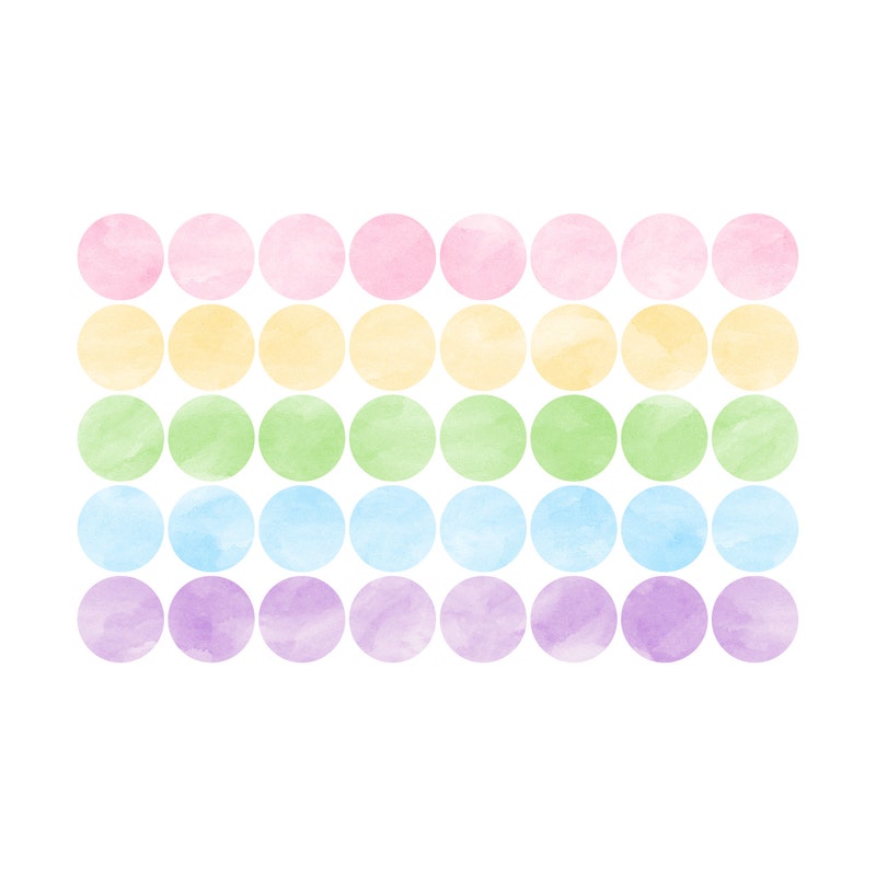 Pastel Rainbow Wall Decal - Etsy