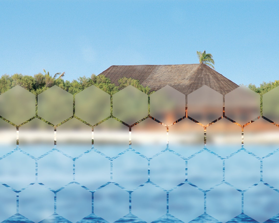 Honeycomb Privacy Cover Stickers Etch Privacy Window - Etsy UK