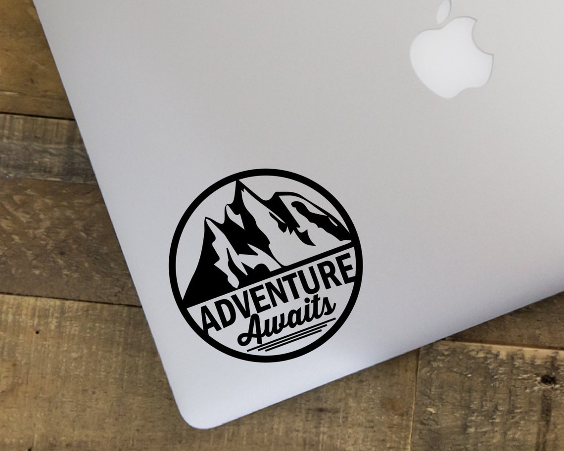 Adventure Awaits Decal Adventure Awaits Sticker Adventure - Etsy UK
