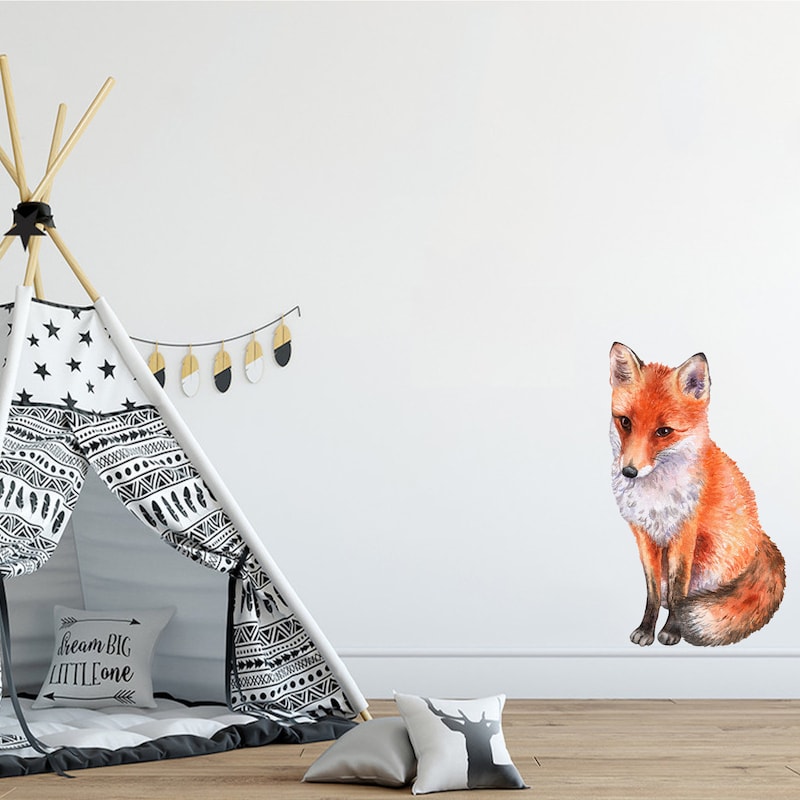 Fox Wall Decal - Etsy