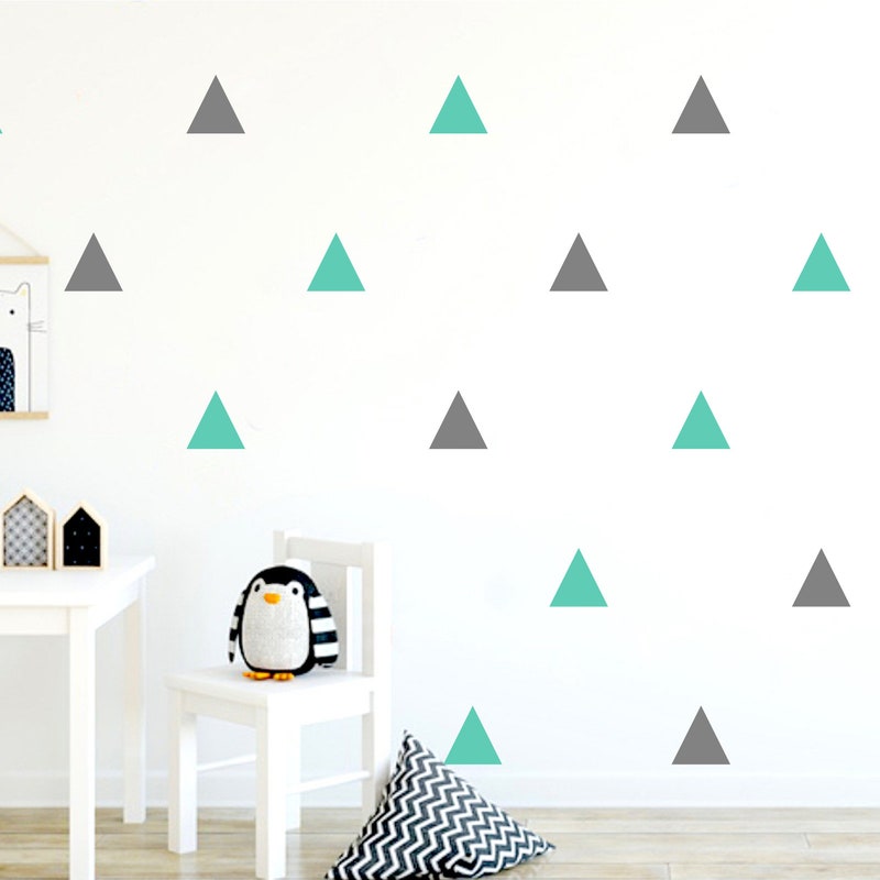 Triangle Wall Decals - Etsy