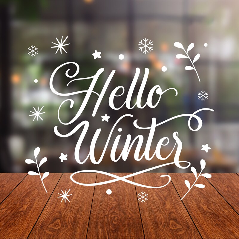 Winter Window Decal - Etsy
