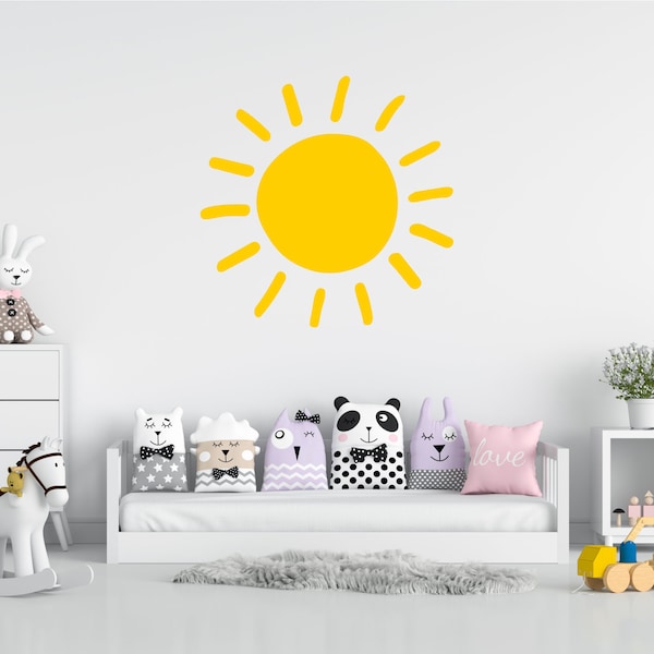 Sunshine Wall Decal - Etsy