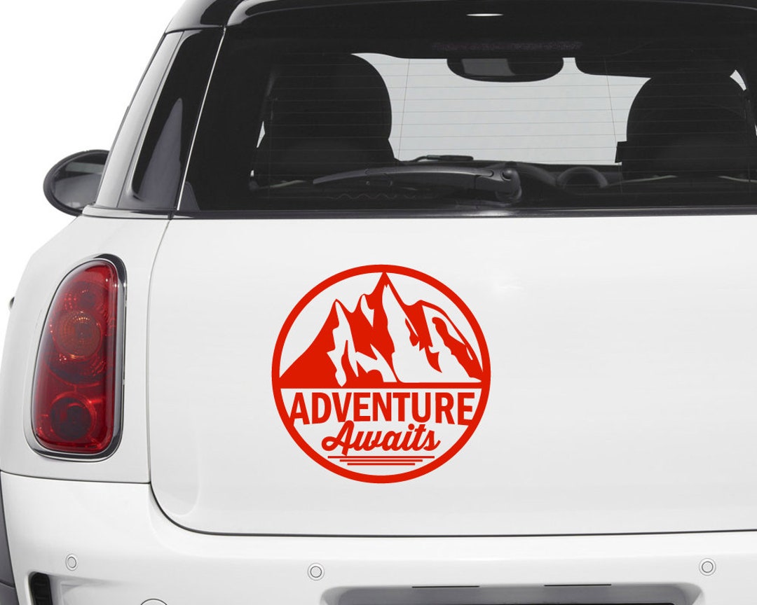 Adventure Awaits Decal, Adventure Awaits Sticker, Adventure Wall Decal ...