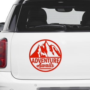 Adventure Awaits Decal, Adventure Awaits Sticker, Adventure Wall Decal ...