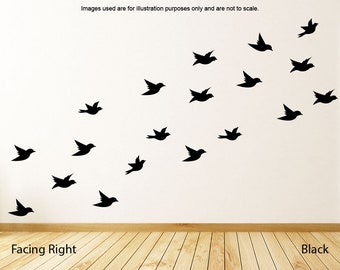 Flying Birds Decals | Etsy