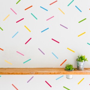 Pack of 240 Sprinkle Wall Stickers, Playroom Sprinkle Wall Decals ...
