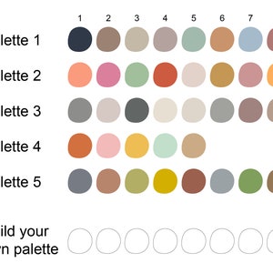 Boho Polka Dot Wall Stickers, Bohemian Style Neutral Rainbow Hand Drawn ...