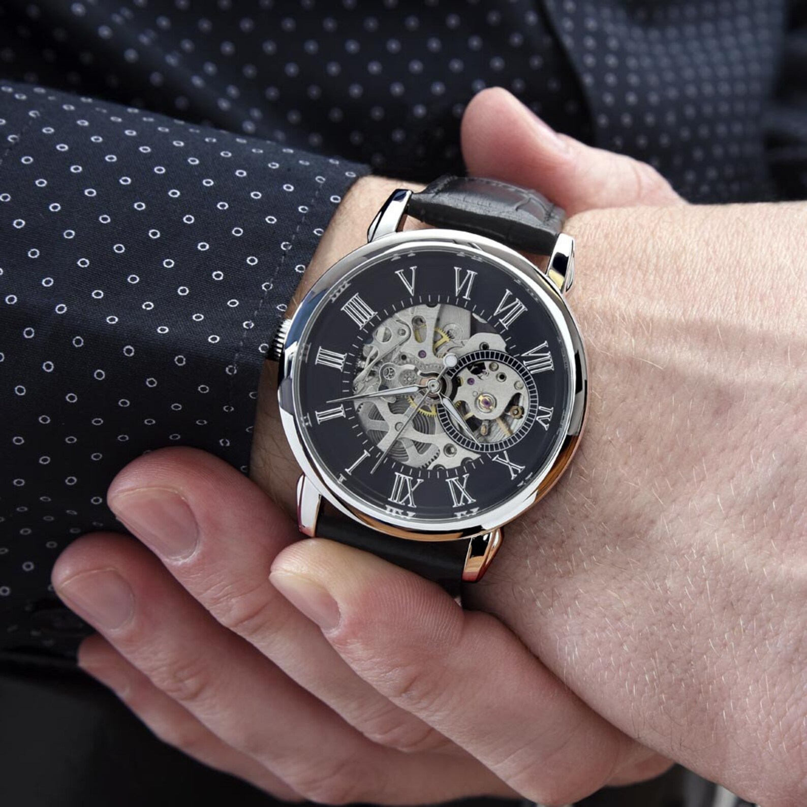 Gift for Groom From Bride Automatic Openwork Watch to My Groom - Etsy