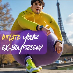 Personalized Funny Inflation GIF and Video Inflate Your Ex, Sibling ...