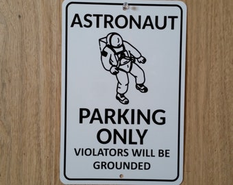 Rocket Scientist Parking Metal Sign - Etsy