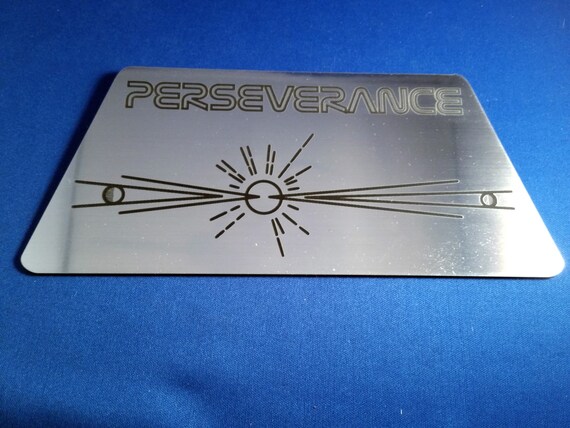Perseverance Mars Rover Commemorative Plaque | Etsy