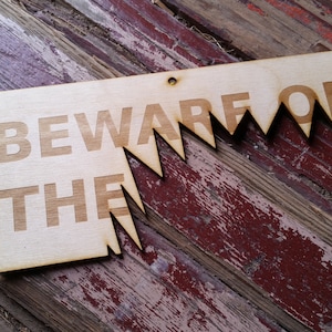 Beware of The... Dog? Tiger? Alligator? It Bites! Sign - Etsy