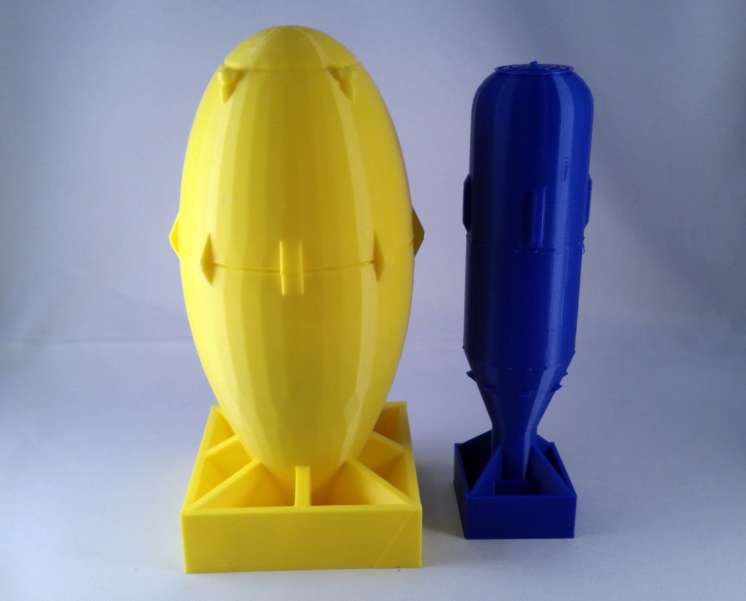 Fat Man and Little Boy Atom Bomb Models/containers - Etsy