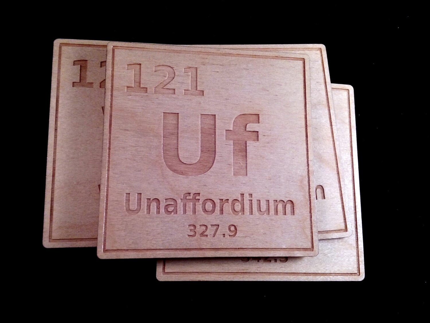 Unobtanium Fictitious Periodic Table Elements Coasters-set of - Etsy
