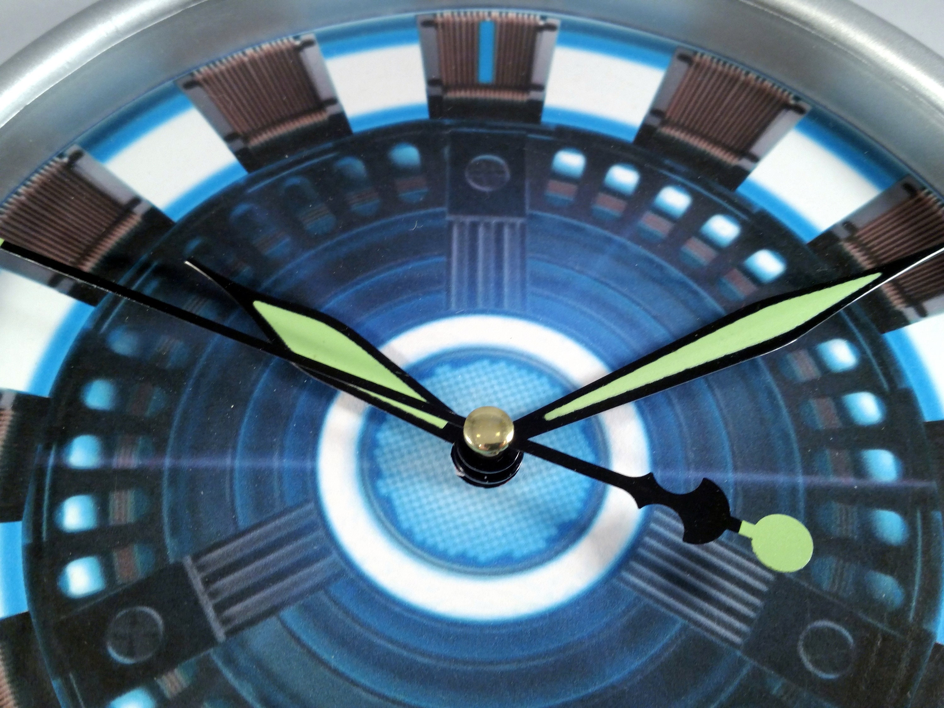 Iron Man Wall Clock-arc Reactor Edition - Etsy