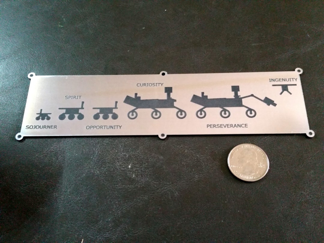Perseverance Mars Rover "family Portrait" Plaque - Etsy