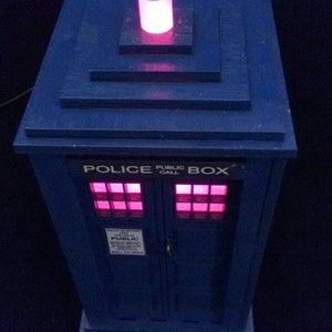 TARDIS Accent Lamp/night Light - Etsy