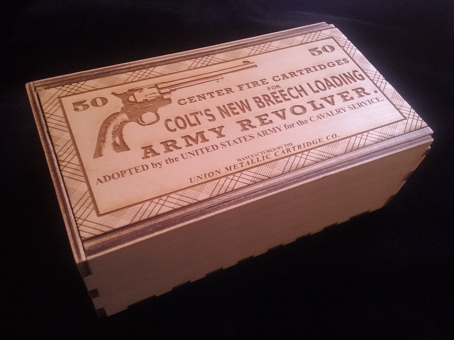 Vintage Style Cartridge Box-colt Peacemaker - Etsy