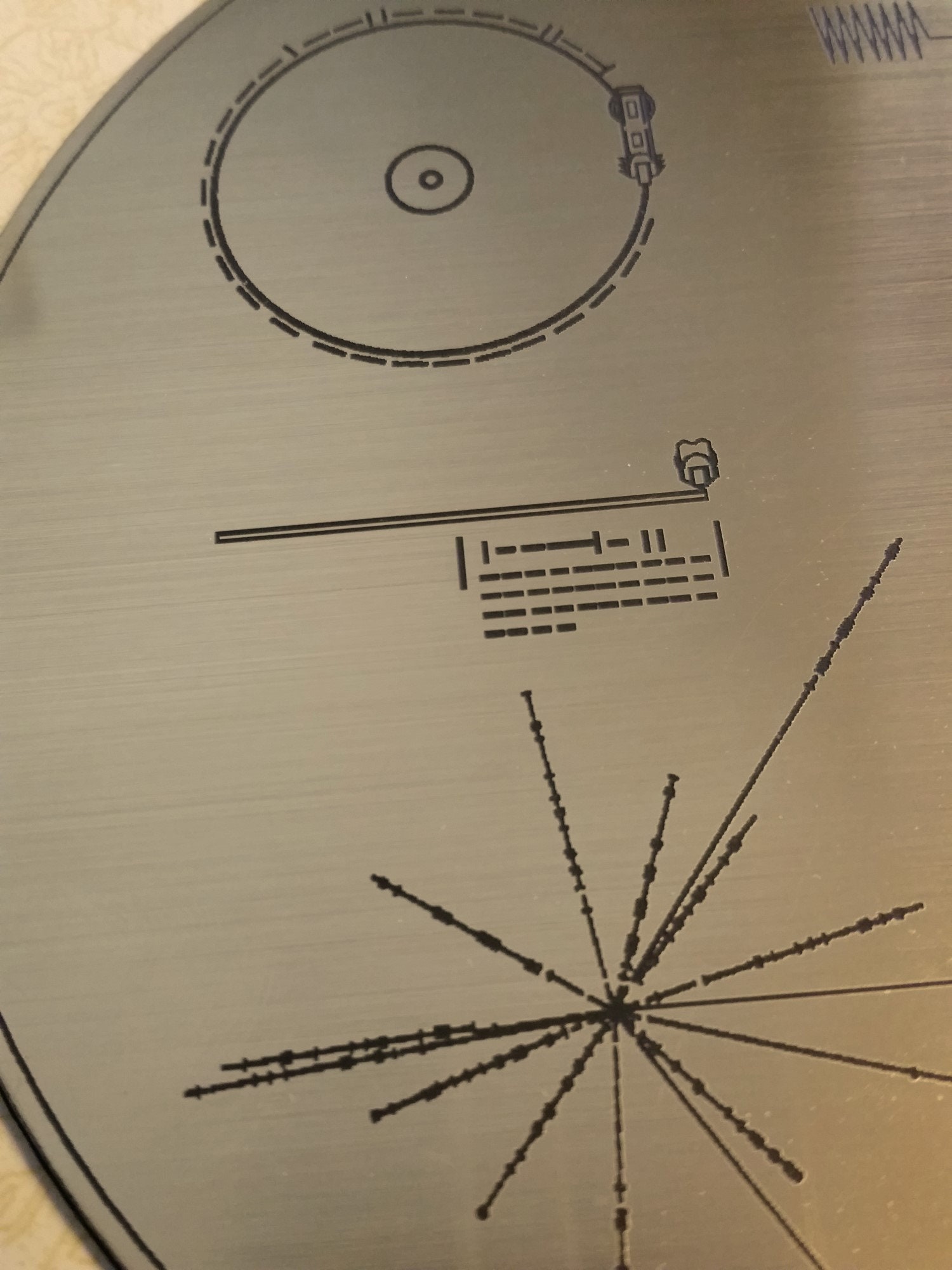 NASA Voyager Spacecraft Plaque 1977 - Etsy