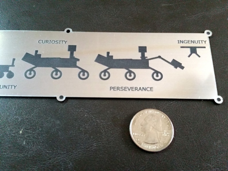 Perseverance Mars Rover family Portrait Plaque - Etsy