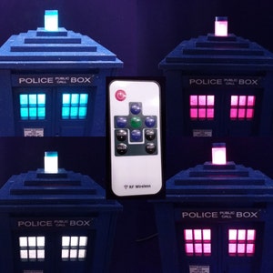 TARDIS Accent Lamp/night Light - Etsy