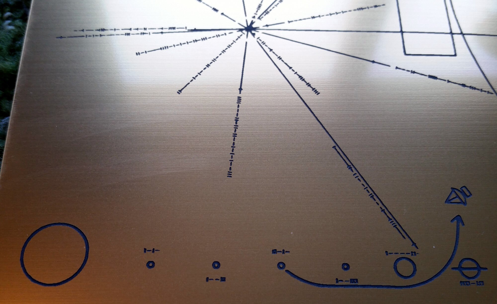 NASA Pioneer Spacecraft Plaque 1972 - Etsy