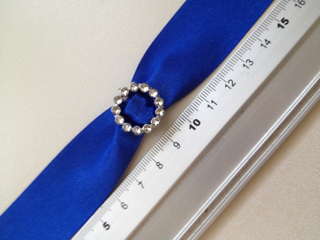 50 X Round Acrylic Ribbon Slider - Etsy