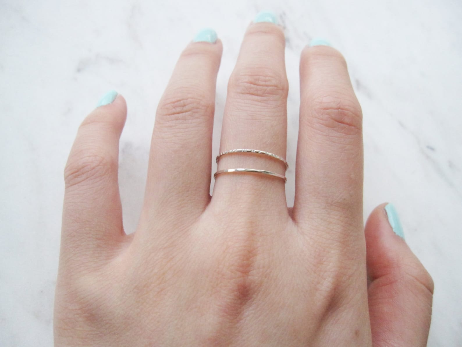 Thin Silver Rings Thin Sterling Silver Rings//silver Stacking - Etsy Canada