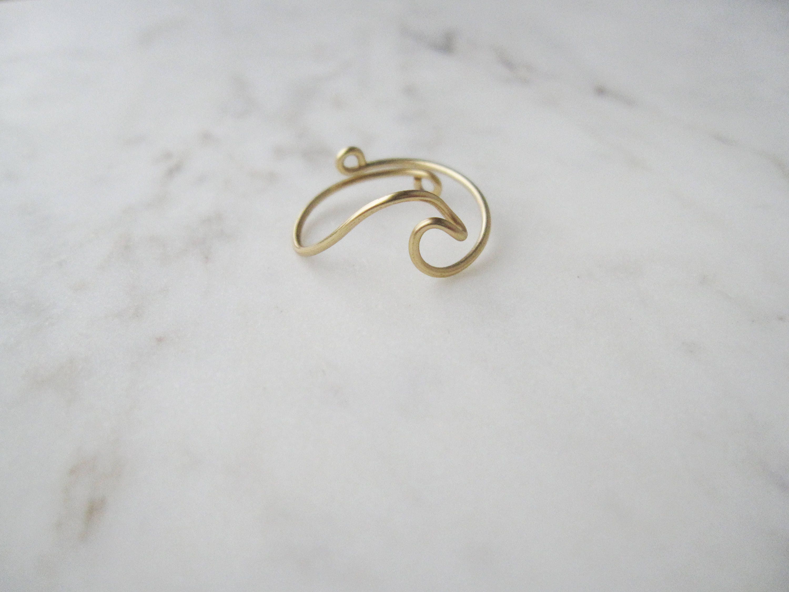 Wave Ring// Gold Wave Ring Ring Wave Ocean Ring Surf - Etsy