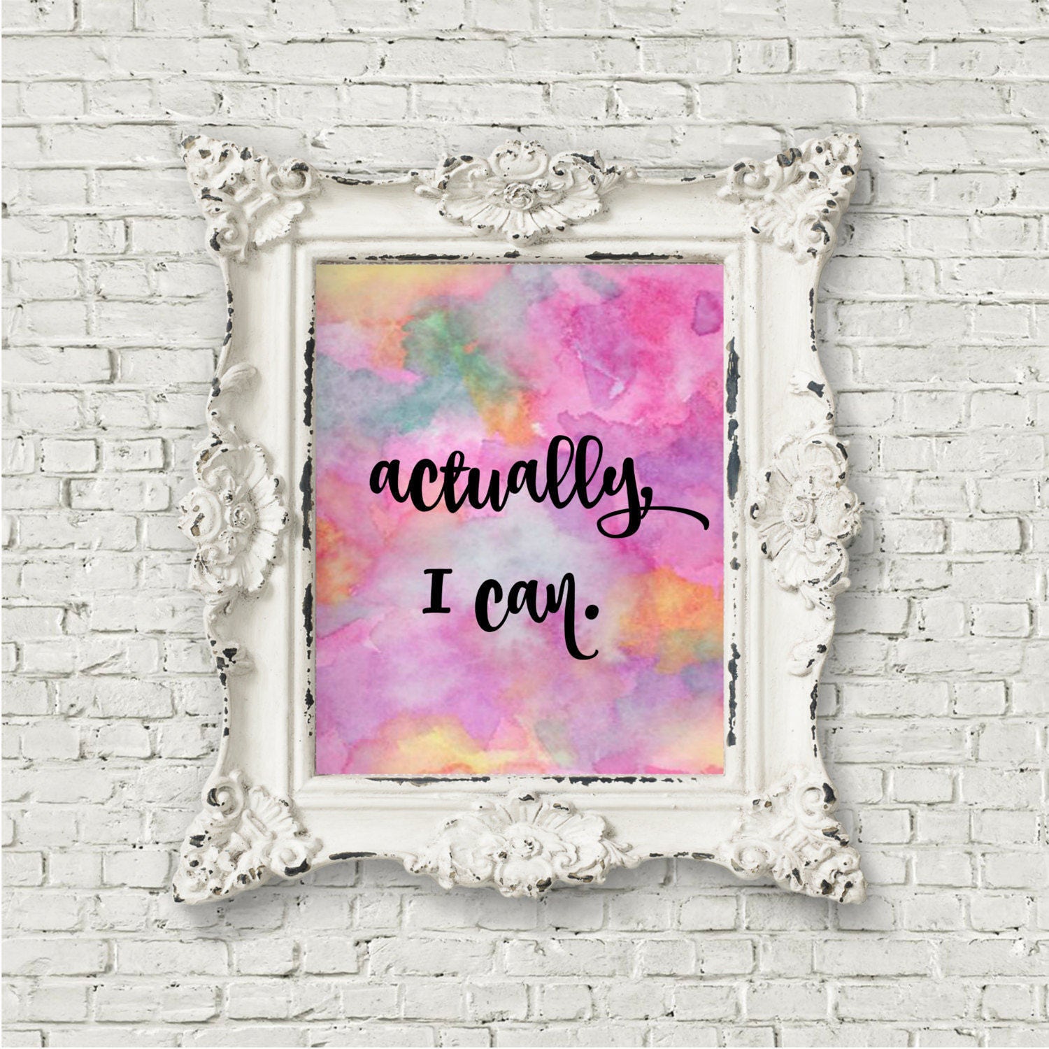 Actually I Can 8x10 Printable Art, Digital Download, Home Decor ...