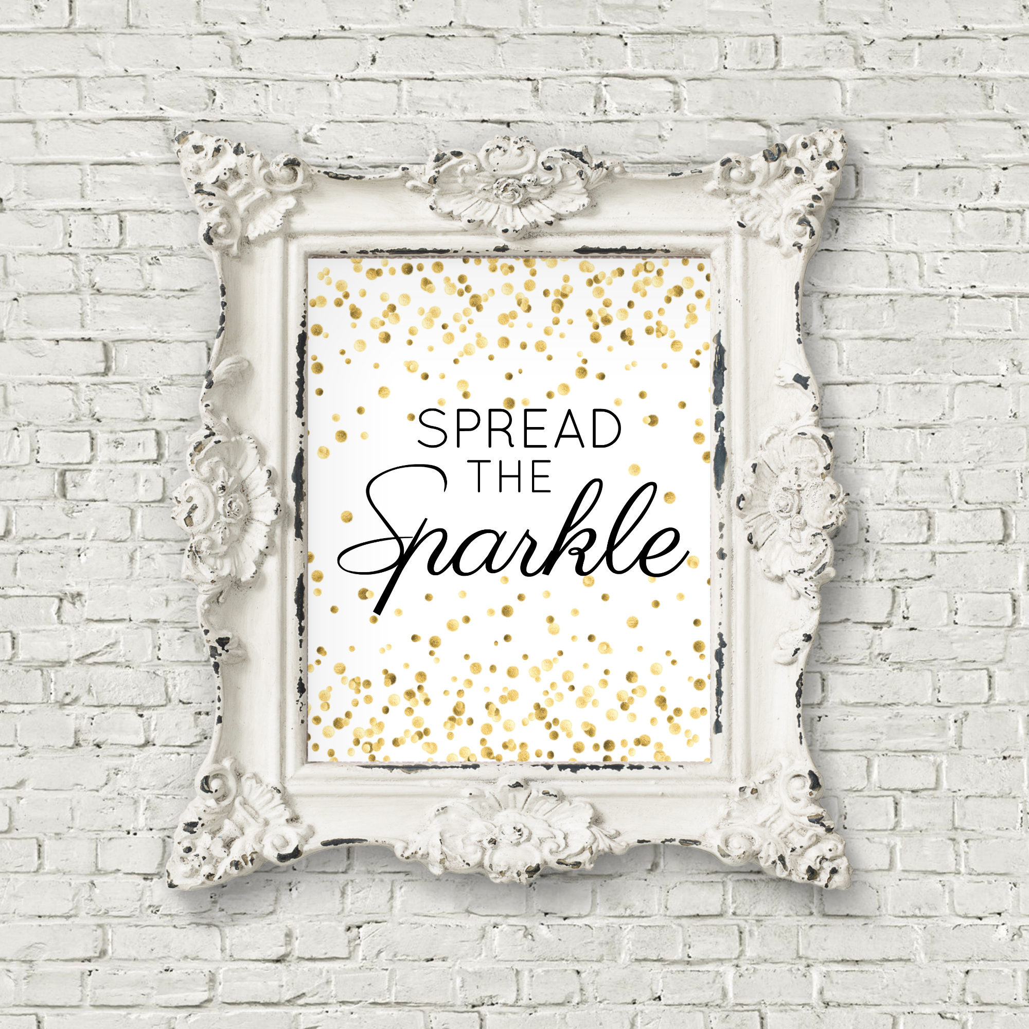 Spread the Sparkle 8x10 PRINTABLE Art Print, Wall Art, Girls Room ...