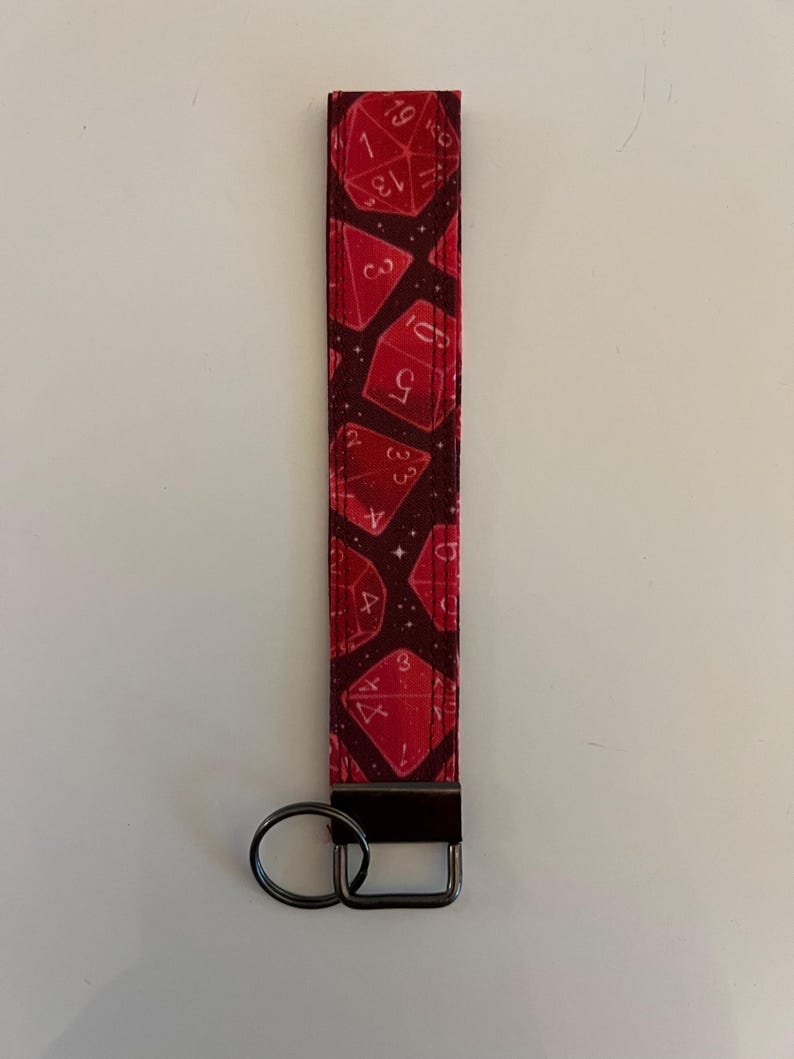 Prismatic Spray (warm Colors) - Key Fob Wristlet, Lightweight, Fabric ...