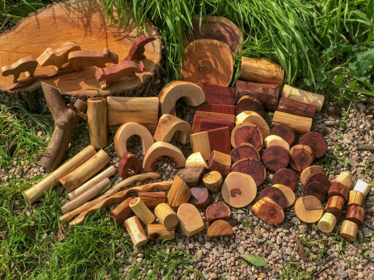 Rain Forest Tree Blocks 75 Pc - Etsy