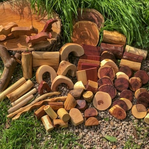 Rain Forest Tree Blocks 75 Pc - Etsy