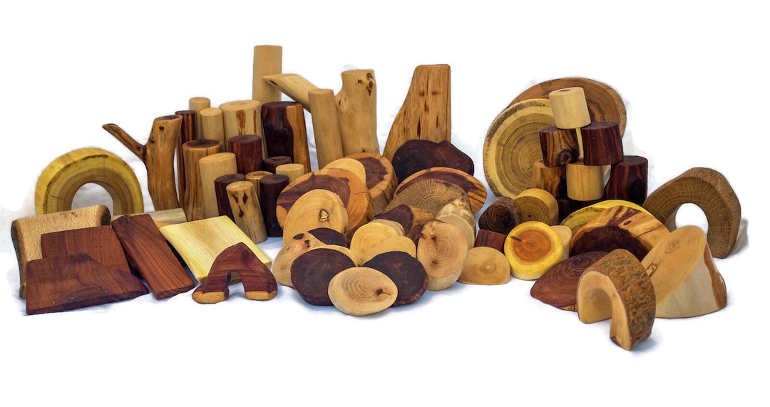 Tree Blocks 75 Piece Set - Etsy