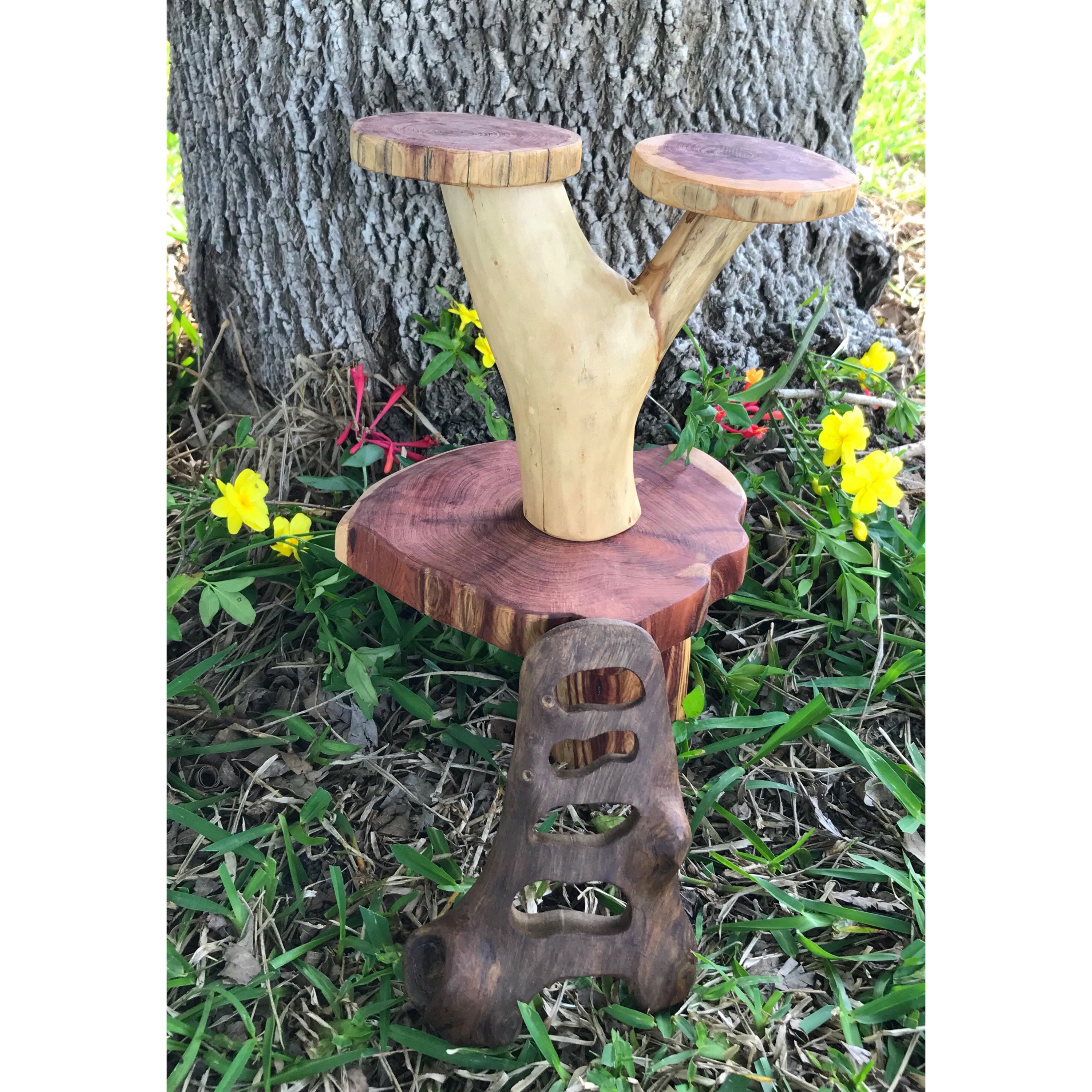 Make Believe Woodland Tree Block Set 32pc Fairy Garden Play - Etsy UK