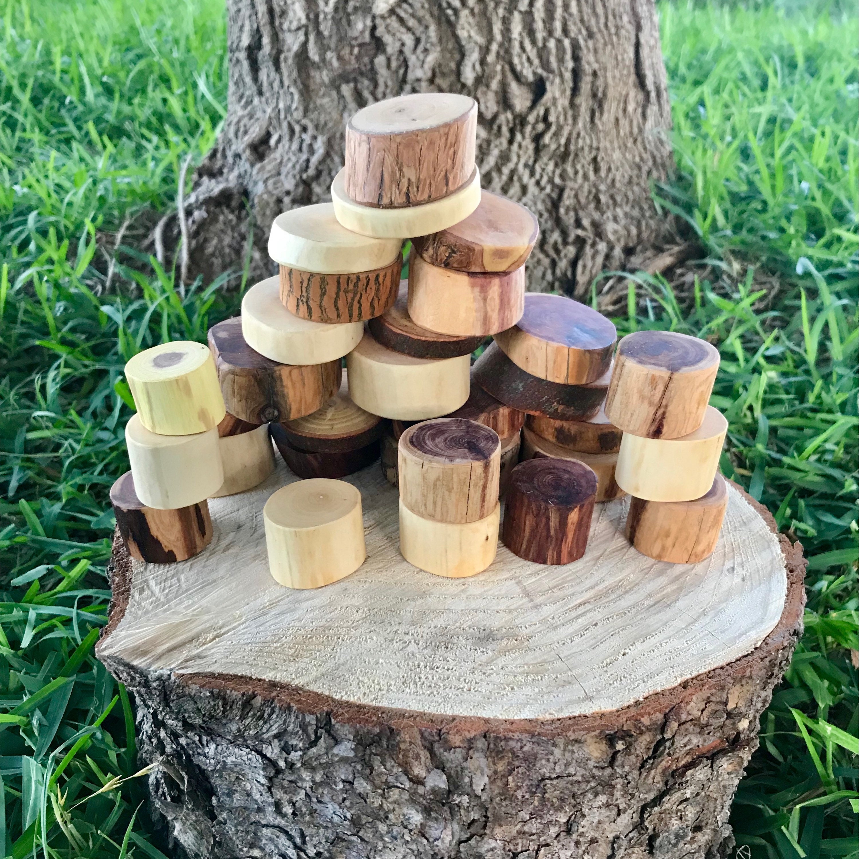 30pc Circle Tree Block Expansion | Etsy