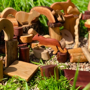 Rain Forest Tree Blocks 75 Pc - Etsy