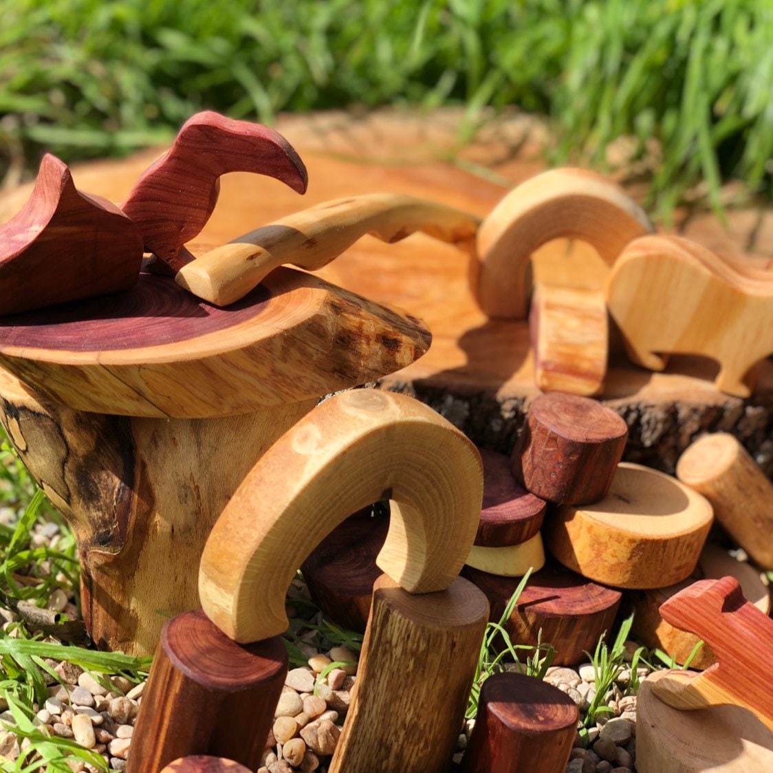 Rain Forest Tree Blocks 75 Pc - Etsy Australia